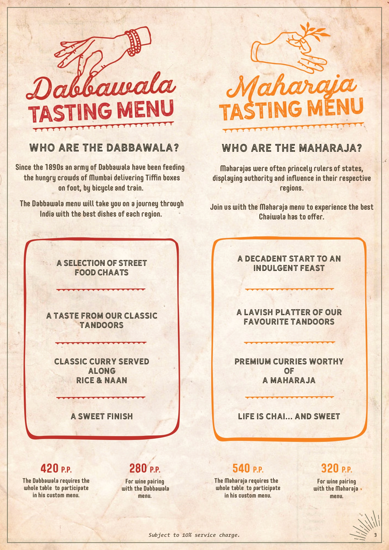 Chaiwala - A La Carte