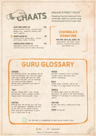 Chaiwala - A La Carte